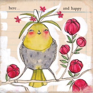 STICKER - Blue Bird - Goodness Exists - Illustration - 2 X 2 Inches ...