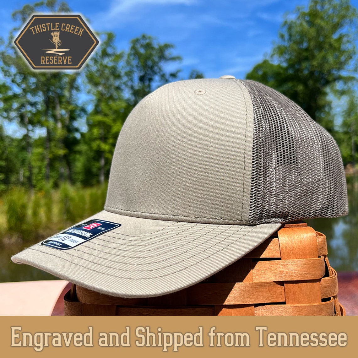 Pale Khaki/loden Green Custom Patch Hat, Business Logo Hat, Custom Leather Patch Hat, Baseball ...