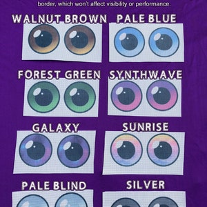 Classic Toony Fursuit Eye Mesh - Round Pupil Mascot Costume Eyes - Etsy