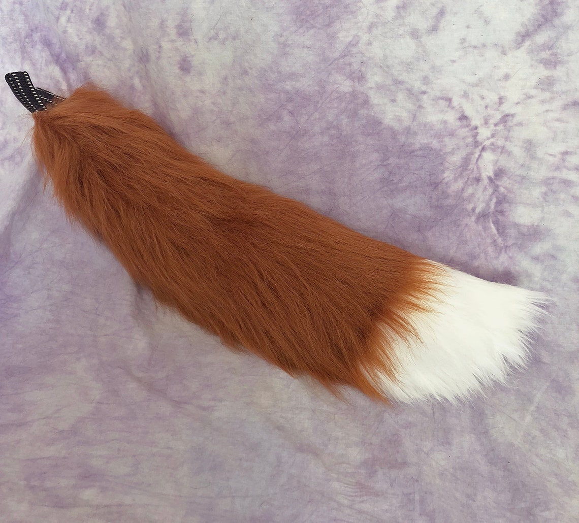 Red Fox Tail 26 Inch - Etsy