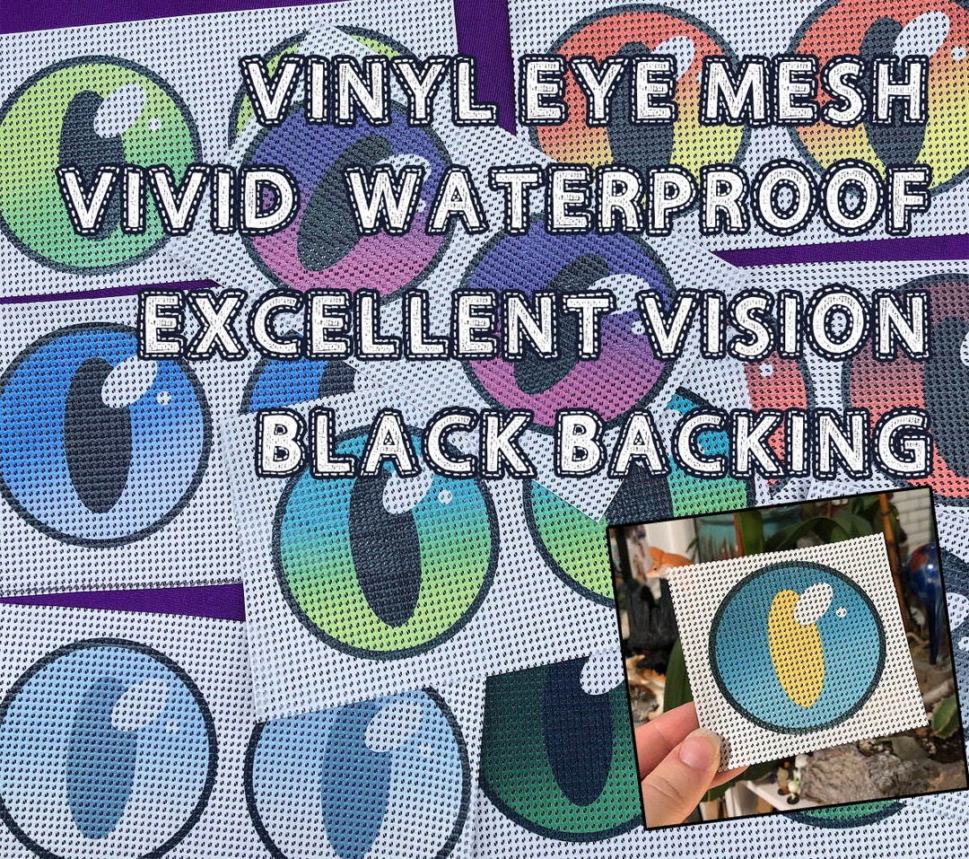 Fursuit Eye Mesh - Slit Pupil Mascot Costume Eye Mesh - Etsy