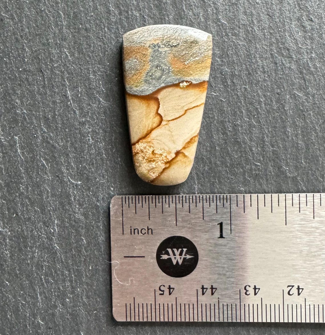 Designer Freeform Disaster Peak Picture Jasper Cabochon - Etsy