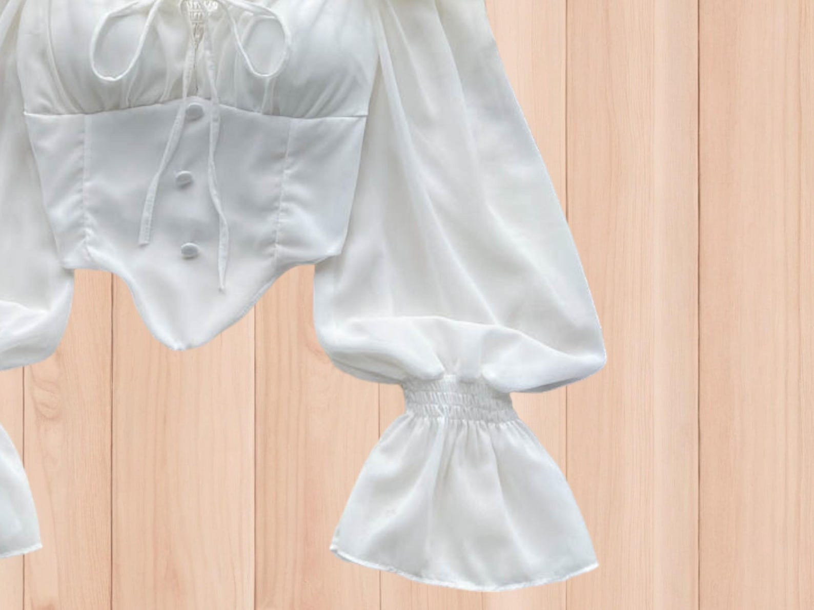 Ruffle Halter Cropped Top Flare Sleeve Tops Fitted Style Outwear ...