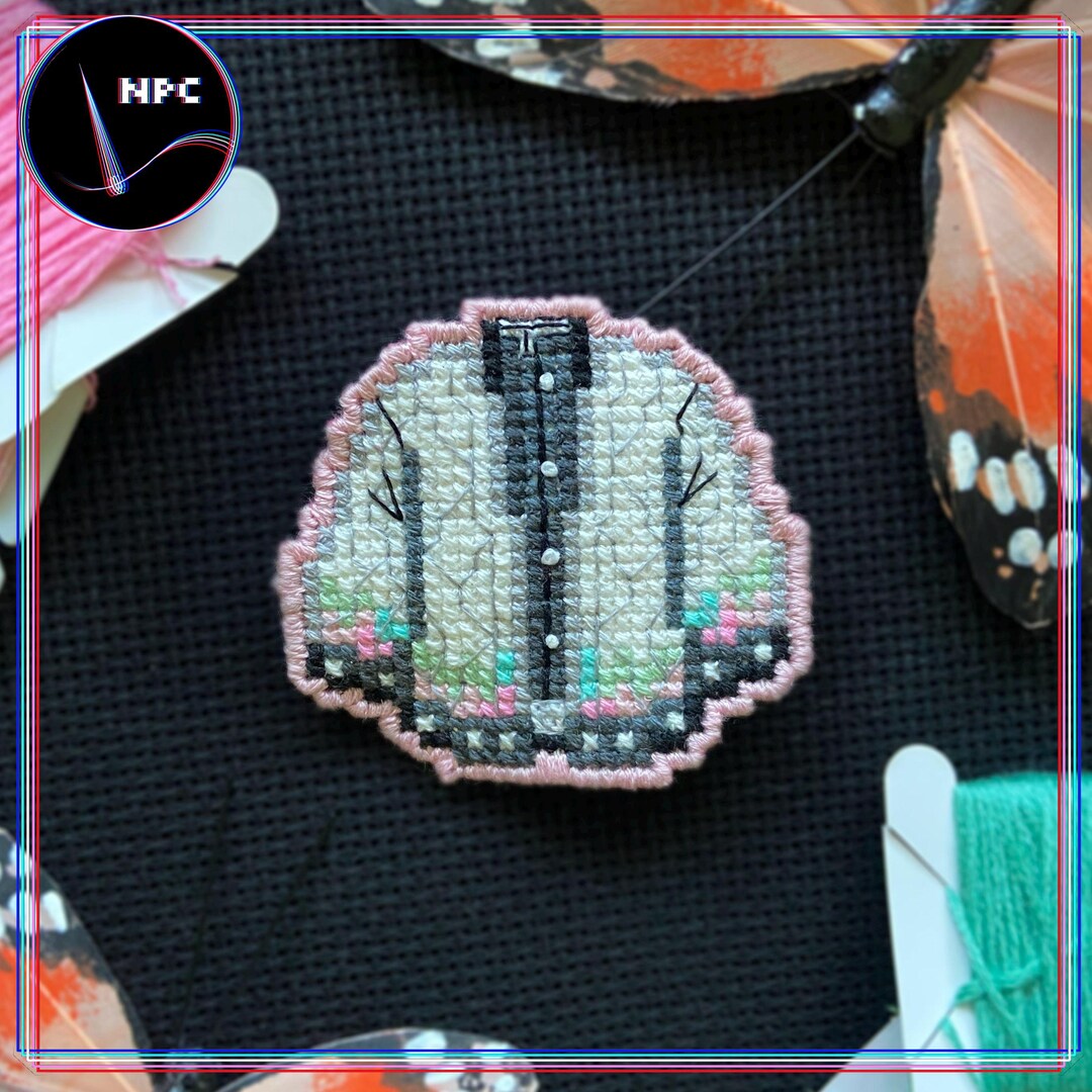 Demon Slayer Shinobu Kocho Patch Cross Stitch Patch Pattern ...