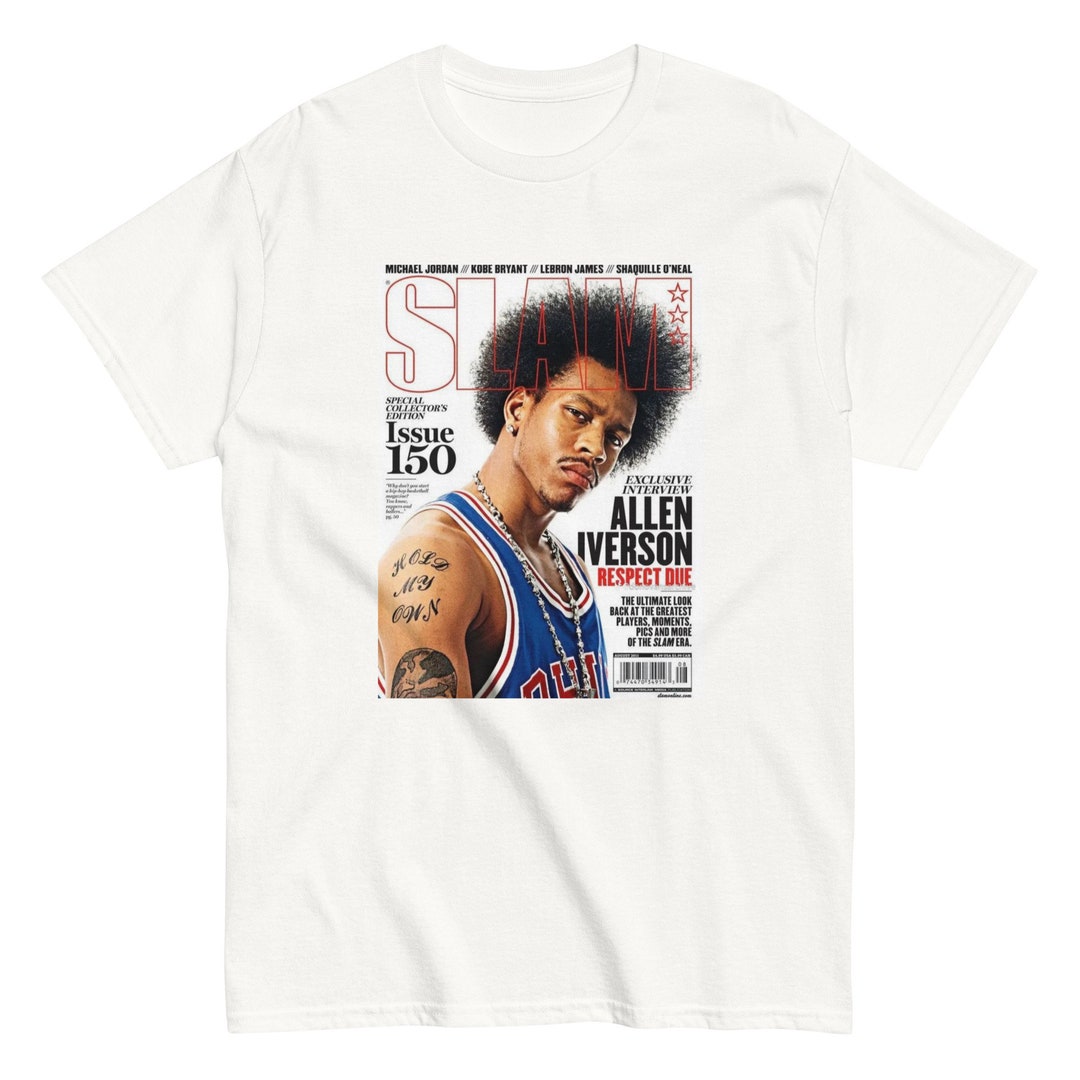 Slam Magazine Allen Iverson Graphic Basketball Tee Vintage Shirt - Etsy