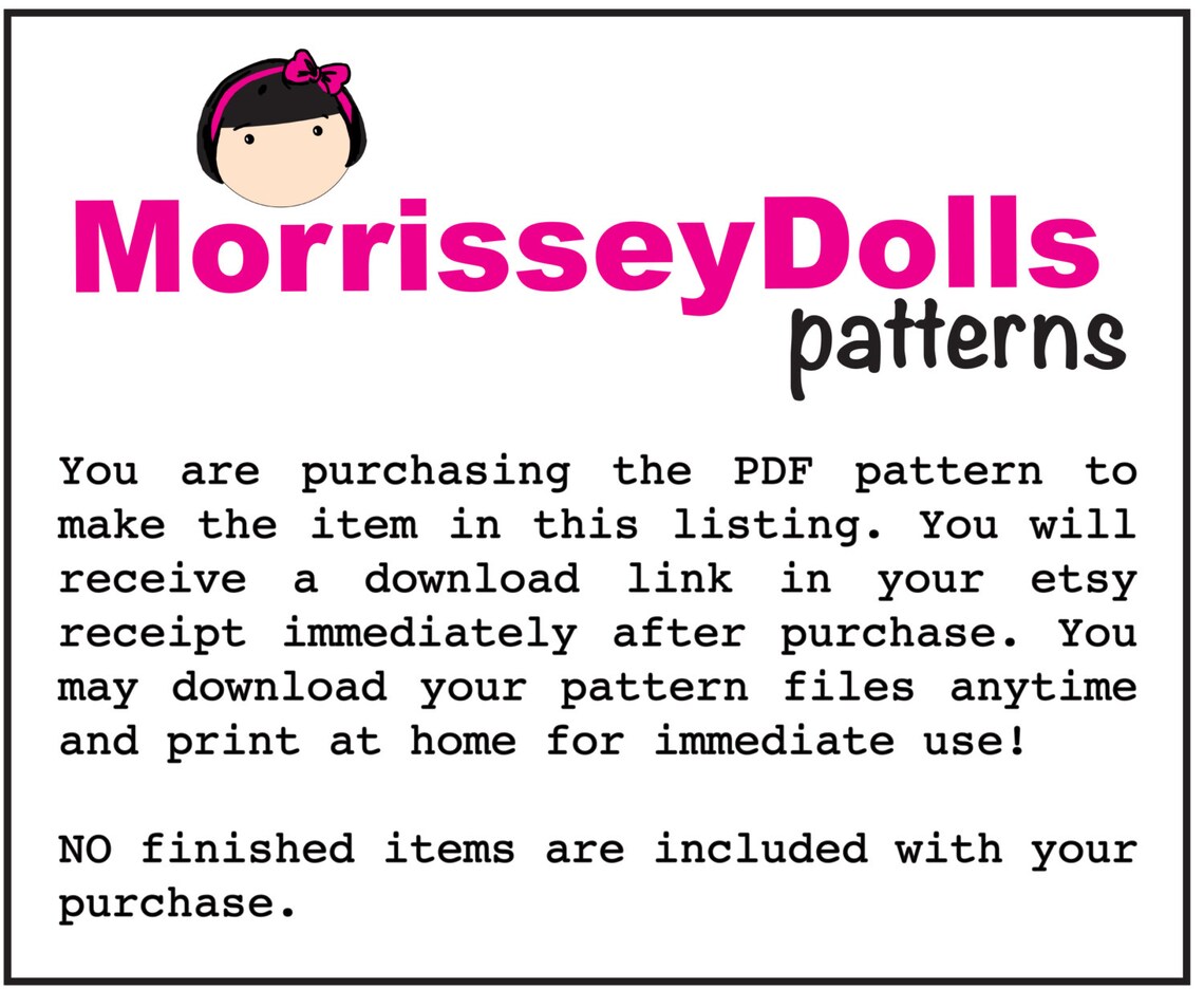 DIY Cloth Doll - Life Size Doll Pattern - Toddler Doll Sewing PDF - 24 ...