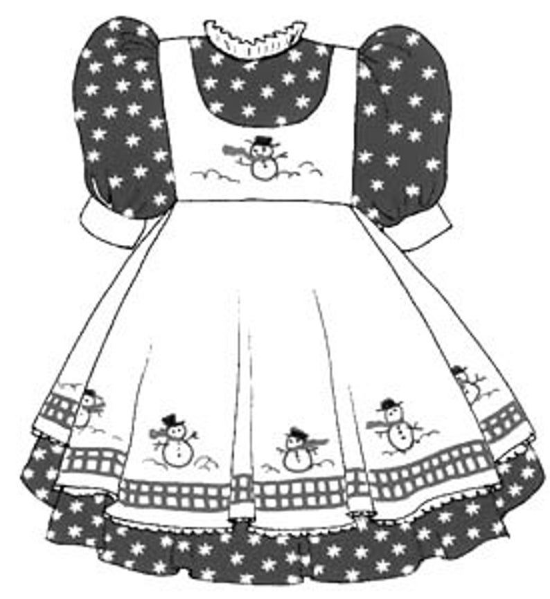 Ann Estelle Dress Pattern - Patsy Doll Clothes Pattern - Full Dress ...