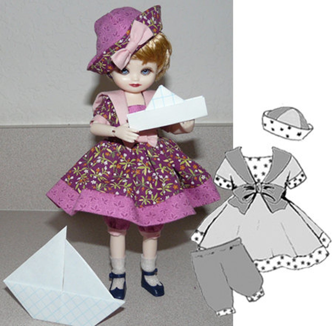 8 Tiny Betsy Mccall Doll Clothes Sewing Pattern for - Etsy