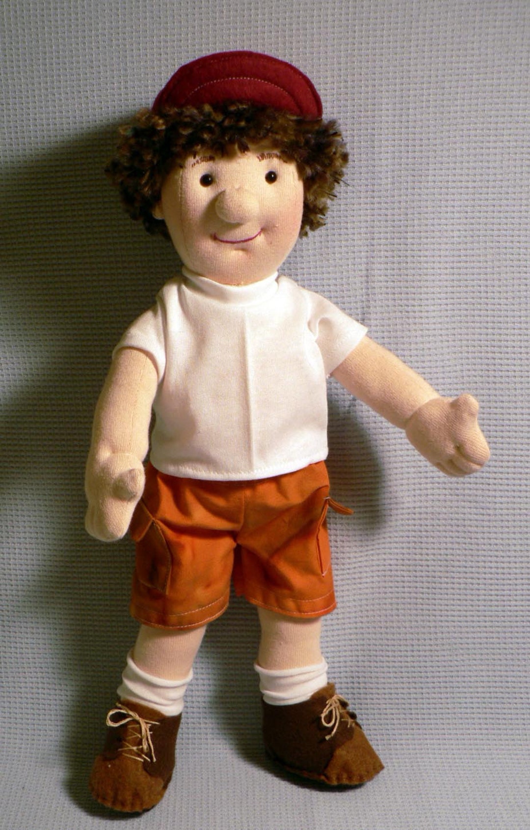 Cuddly 15 Inch Cloth Rag Doll Sewing Pattern Boy Zach - Etsy