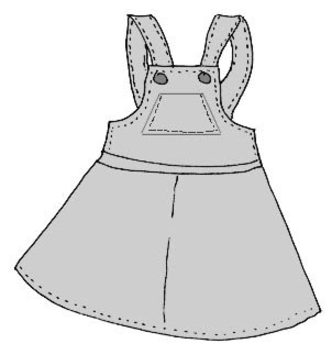 Overalls and Bibbed Overall Jumper Sewing Pattern PDF Sized | Etsy