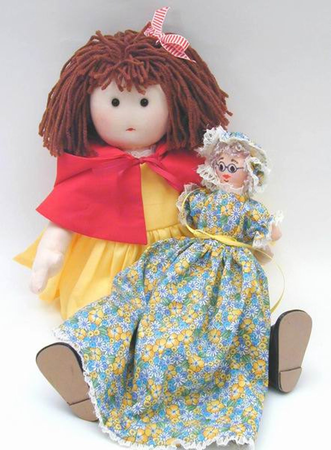 Red Riding Hood Pattern Cloth Doll Sewing Pattern Classic - Etsy