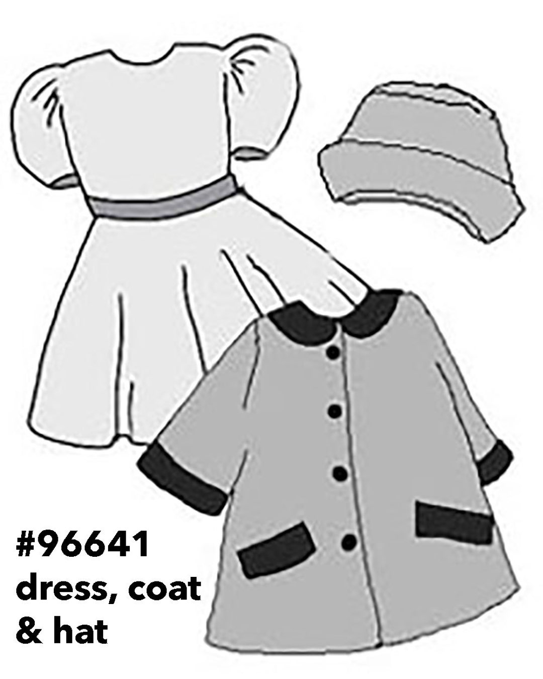 Moxie Doll Clothes Patterns - Bratz Coat Pattern - Bratz - 10 in Doll ...