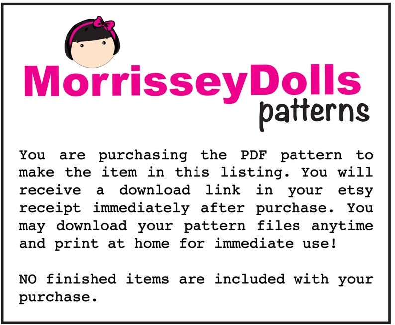 Large Doll Sewing Pattern - 32 Inch Life Size Toddler Doll - Gertie ...