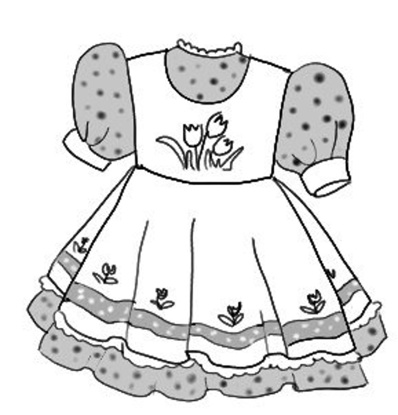 Ann Estelle Dress Pattern Patsy Doll Clothes Pattern Full - Etsy