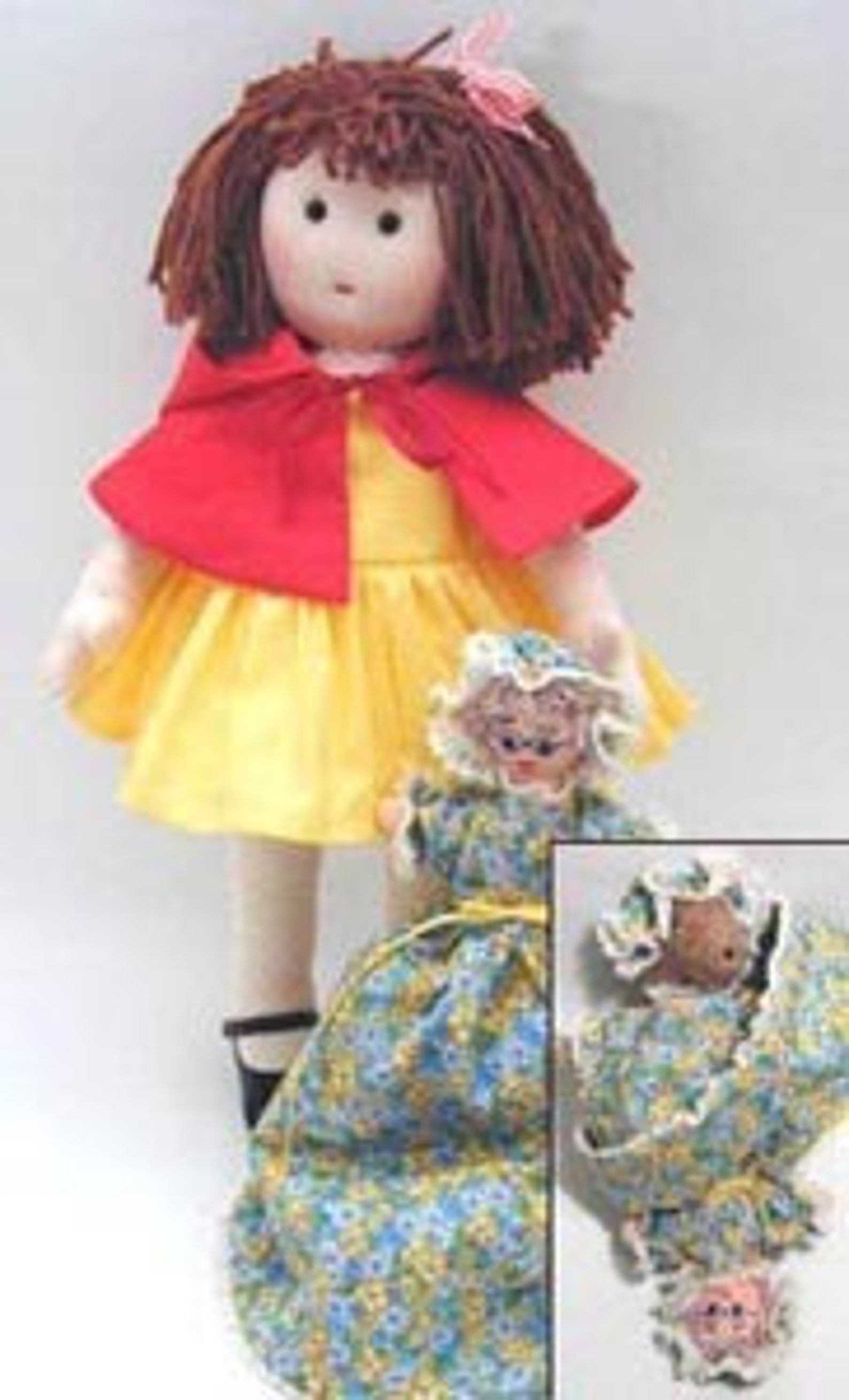 Red Riding Hood Pattern Cloth Doll Sewing Pattern Classic - Etsy