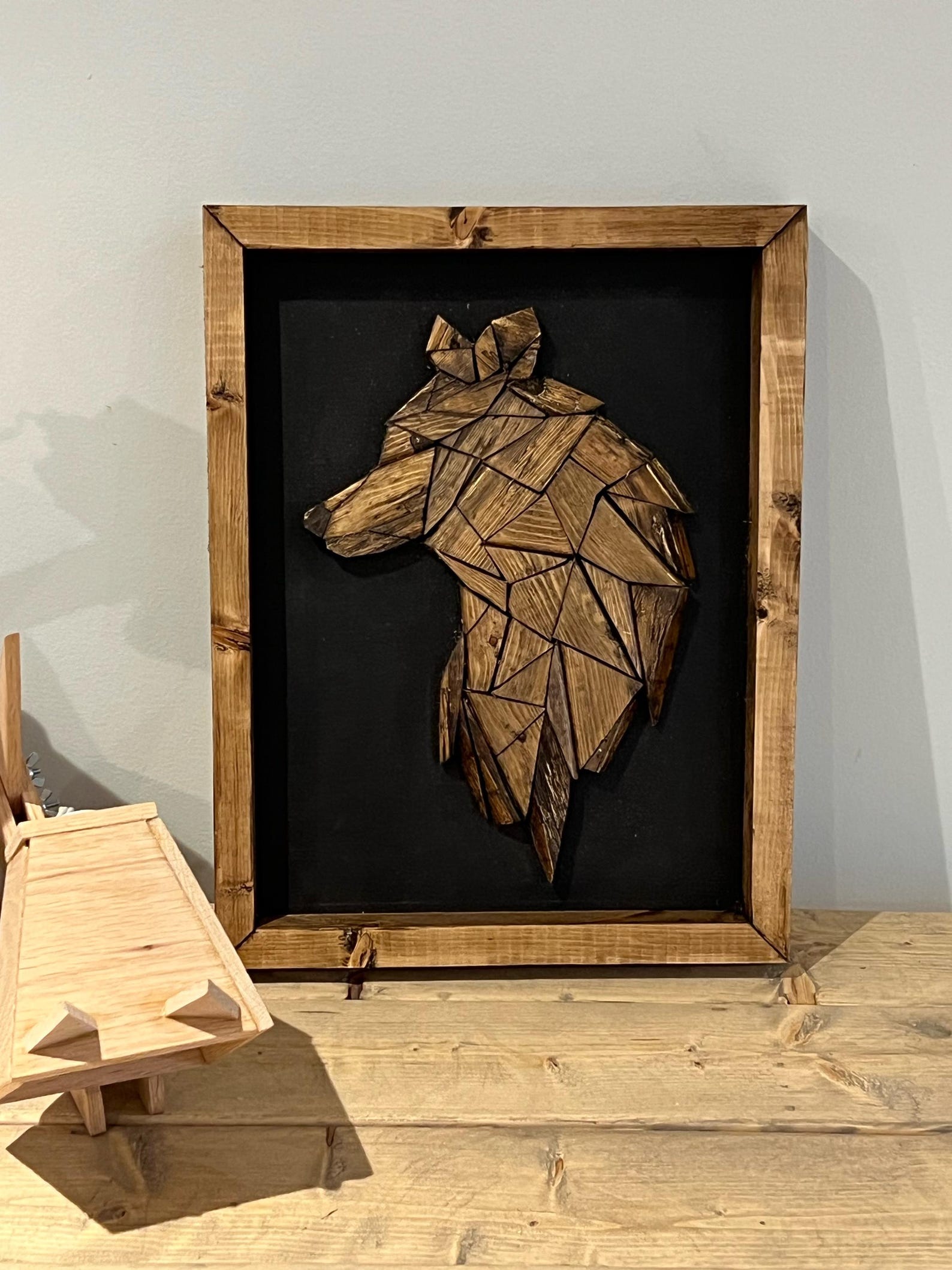 Template for Wood Art Wolf Wood Art Plans, Wood Wolf Wall Art Plans ...