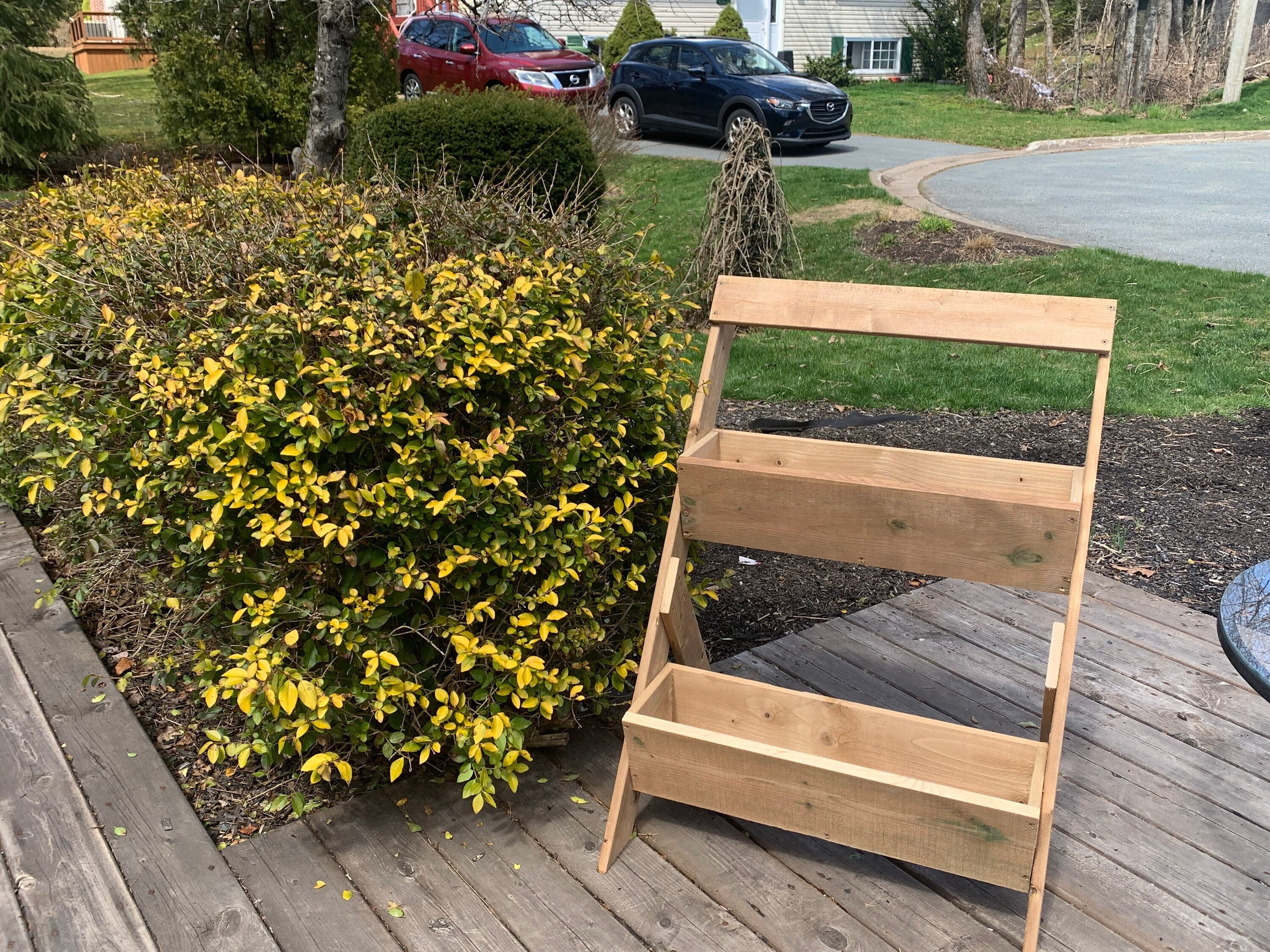 Wood Planter Plans, Wood Working Plans, DIY Wood 2 Tier Planter Box ...