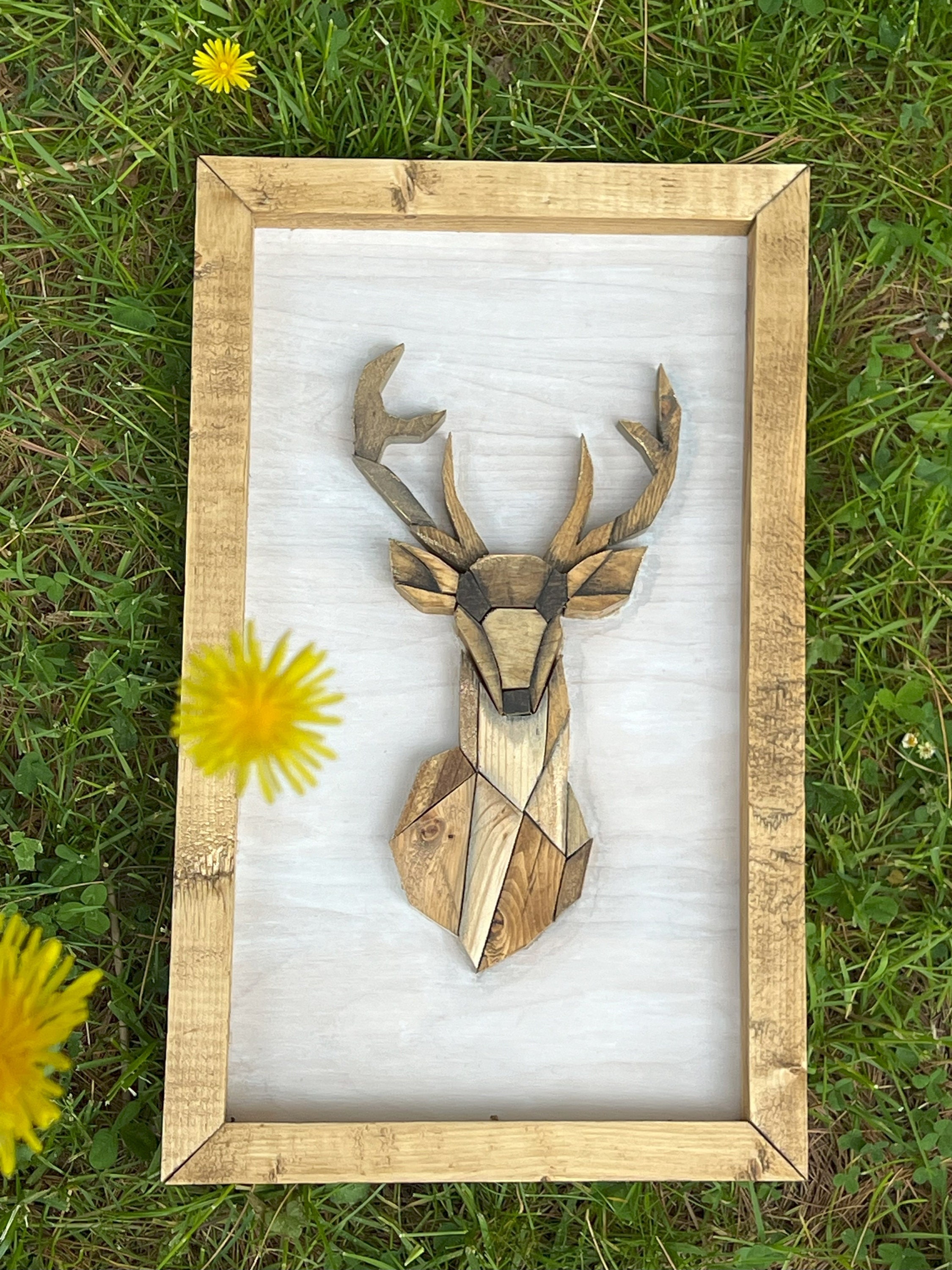 Template for Wood Art Deer Wood Art Plans, Wood Wall Art Plans, DIY ...