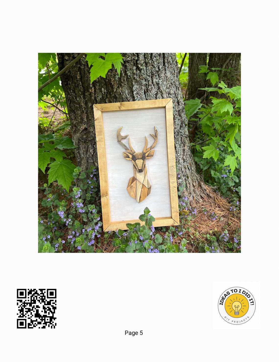 Template for Wood Art Deer Wood Art Plans, Wood Wall Art Plans, DIY ...