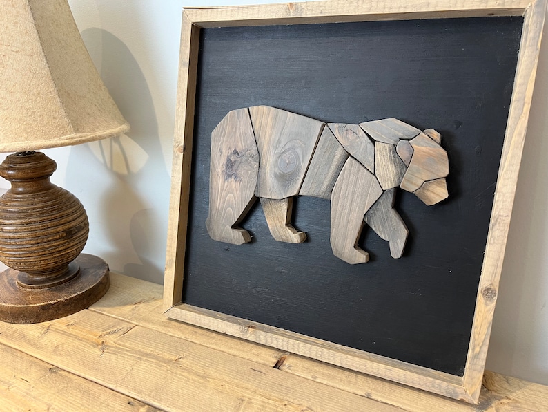 Template for Wood Art Bear Wood Art Plans, Wood Wall Art Plans, DIY ...