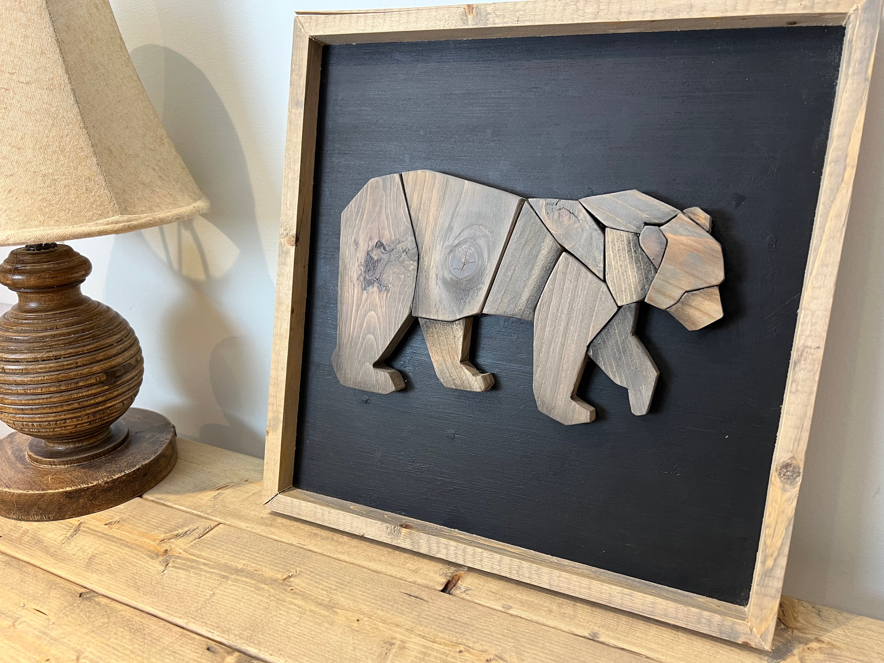 Template for Wood Art Bear Wood Art Plans, Wood Wall Art Plans, DIY ...