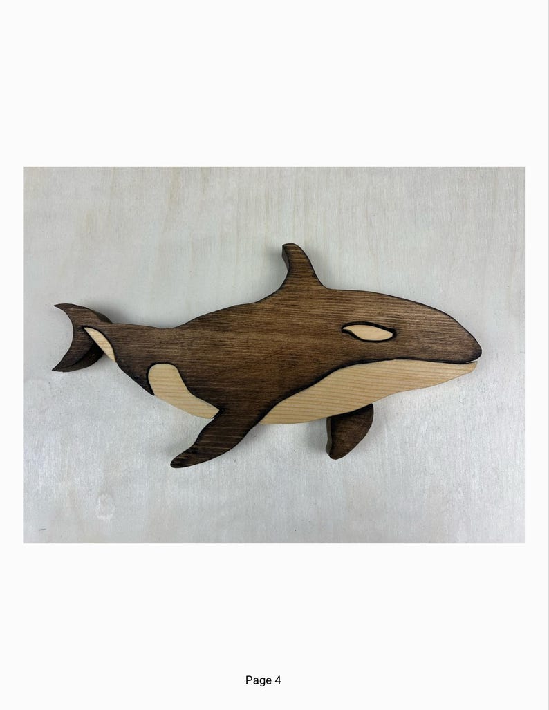 Template for Wood Art Orca Whale Wood Art Plans, Wood Wall Art Plans ...