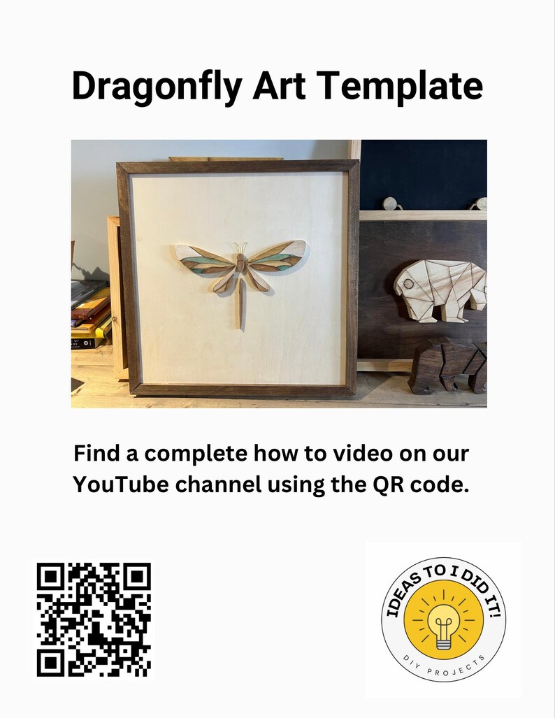Template for Wood Art Dragonfly Wood Art Plans, Wood Wall Art Plans ...