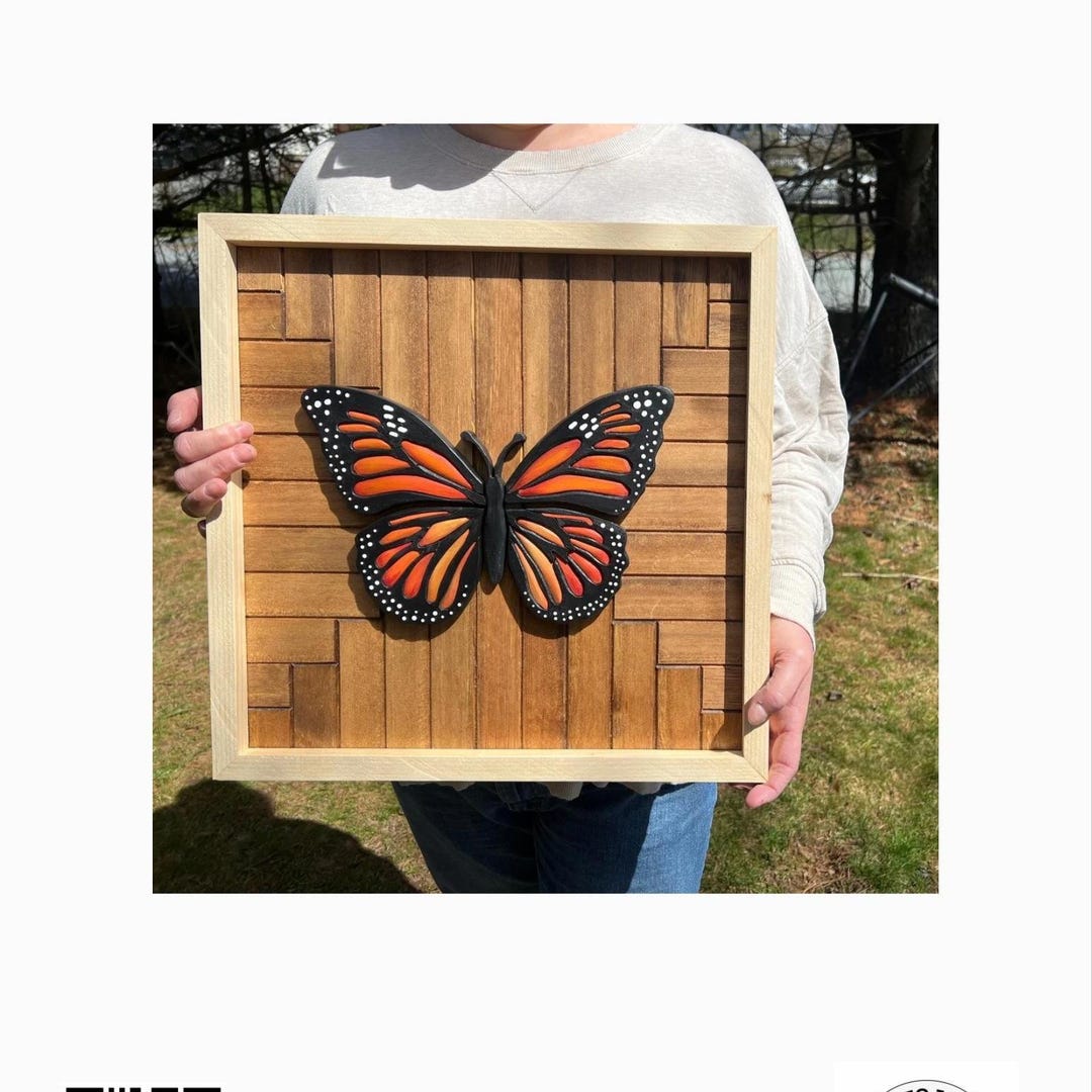 Template for Wood Art Butterfly Wood Art Plans, Wood Wall Art Plans ...