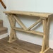 Wood Console Table Plans, Wood Working Plans, DIY 2 X 4 Wood Project ...