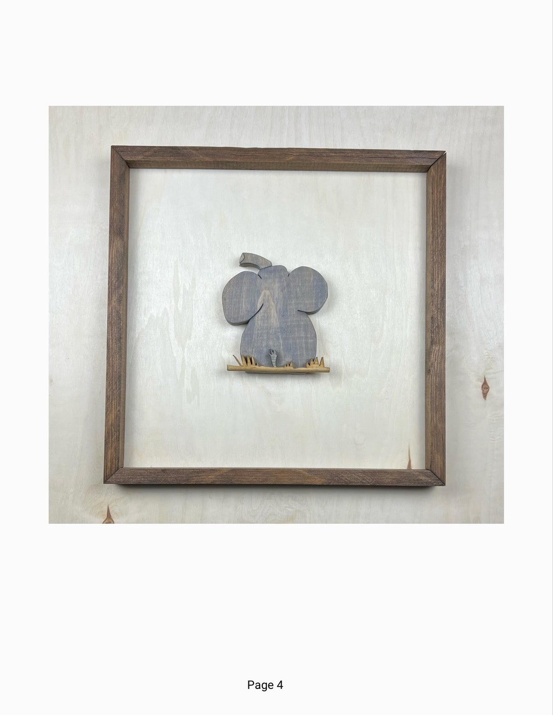 Template for Wood Art Elephant Wood Art Plans, Wood Wall Art Plans, DIY ...