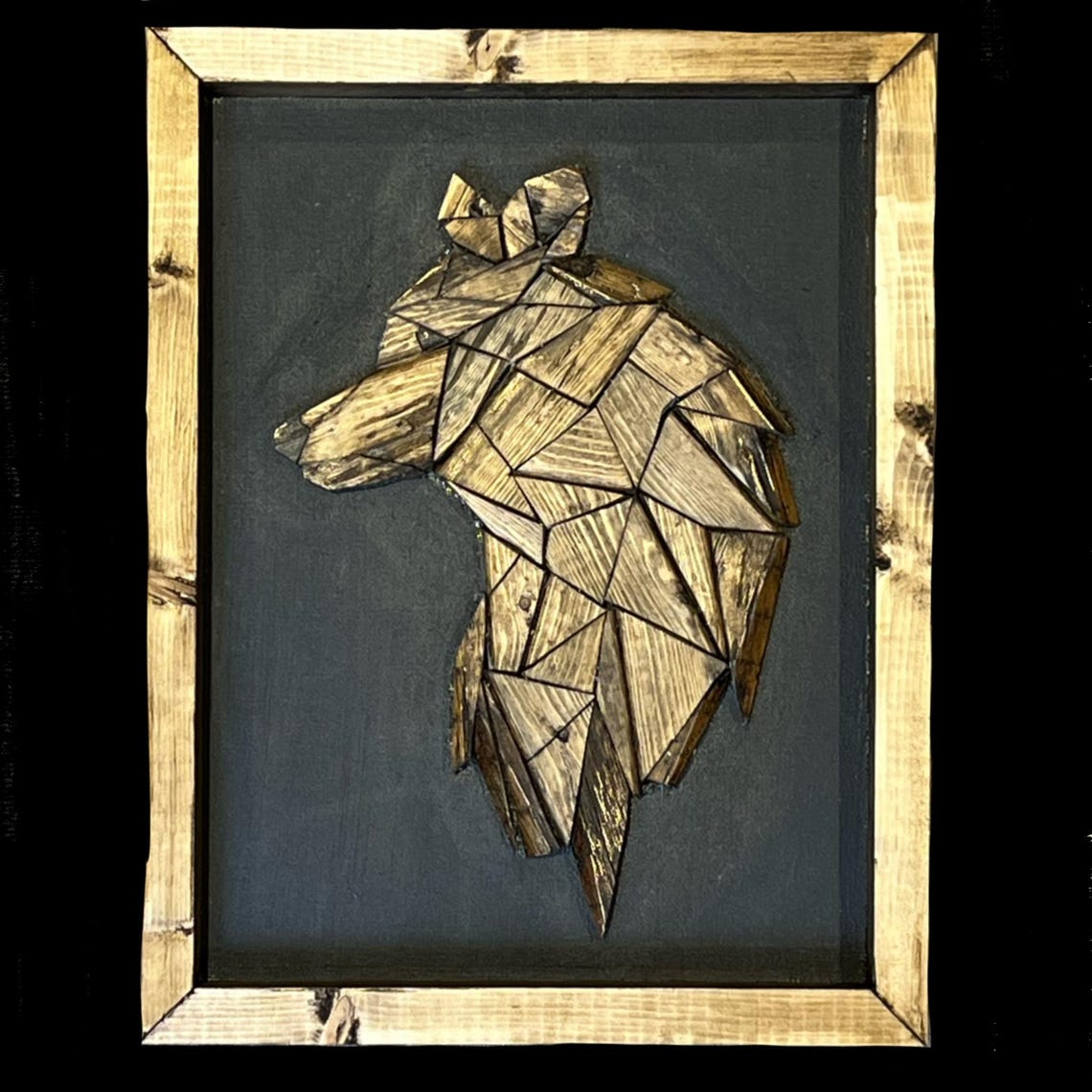 Template for Wood Art Wolf Wood Art Plans, Wood Wolf Wall Art Plans ...