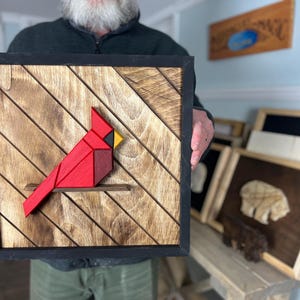 Template for Wood Art Cardinal Wood Art Plans, Wood Wall Art Plans, DIY ...