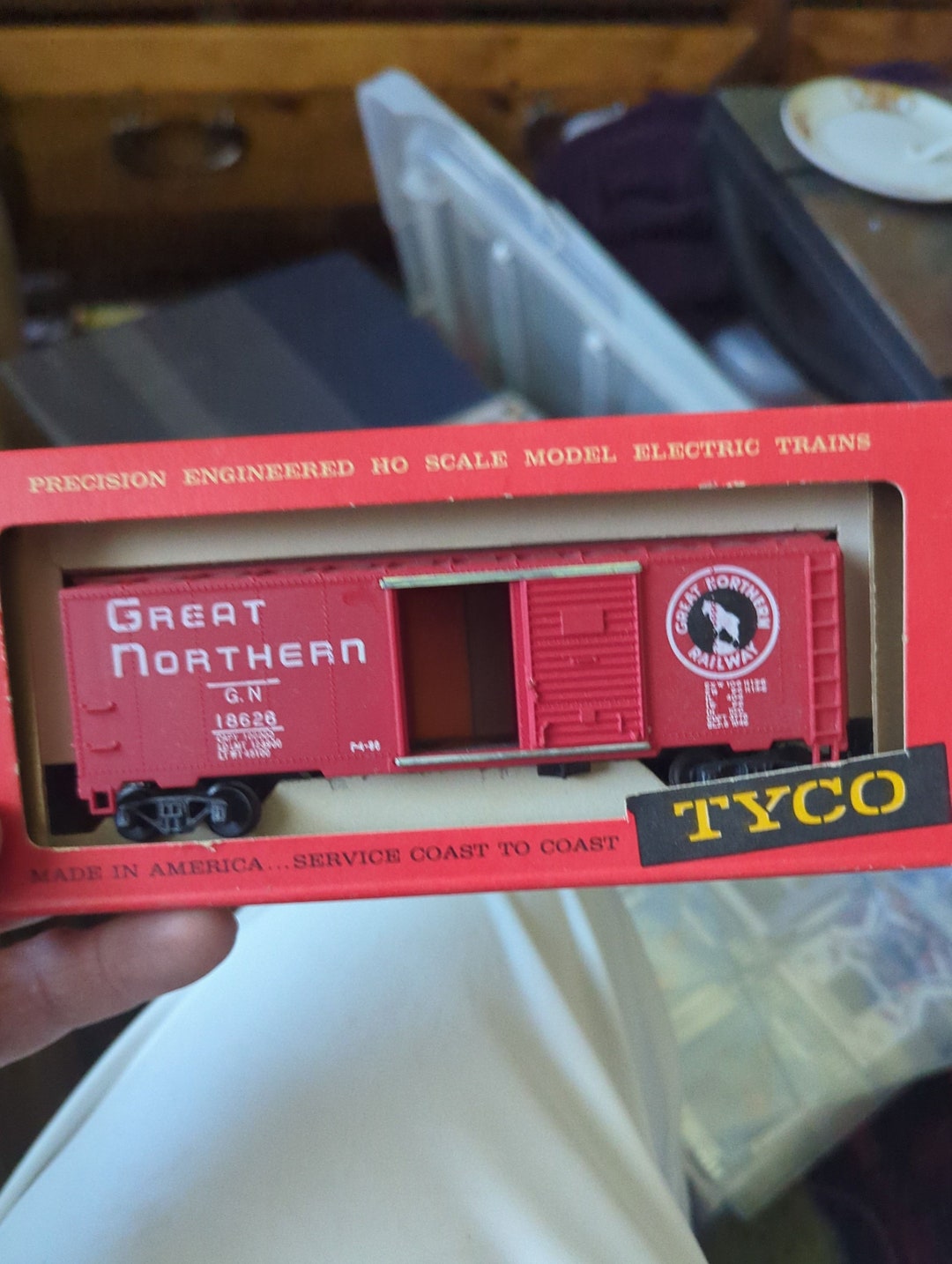 Tyco Scale Model Electric Train Box Car T311h Great Northern - Etsy