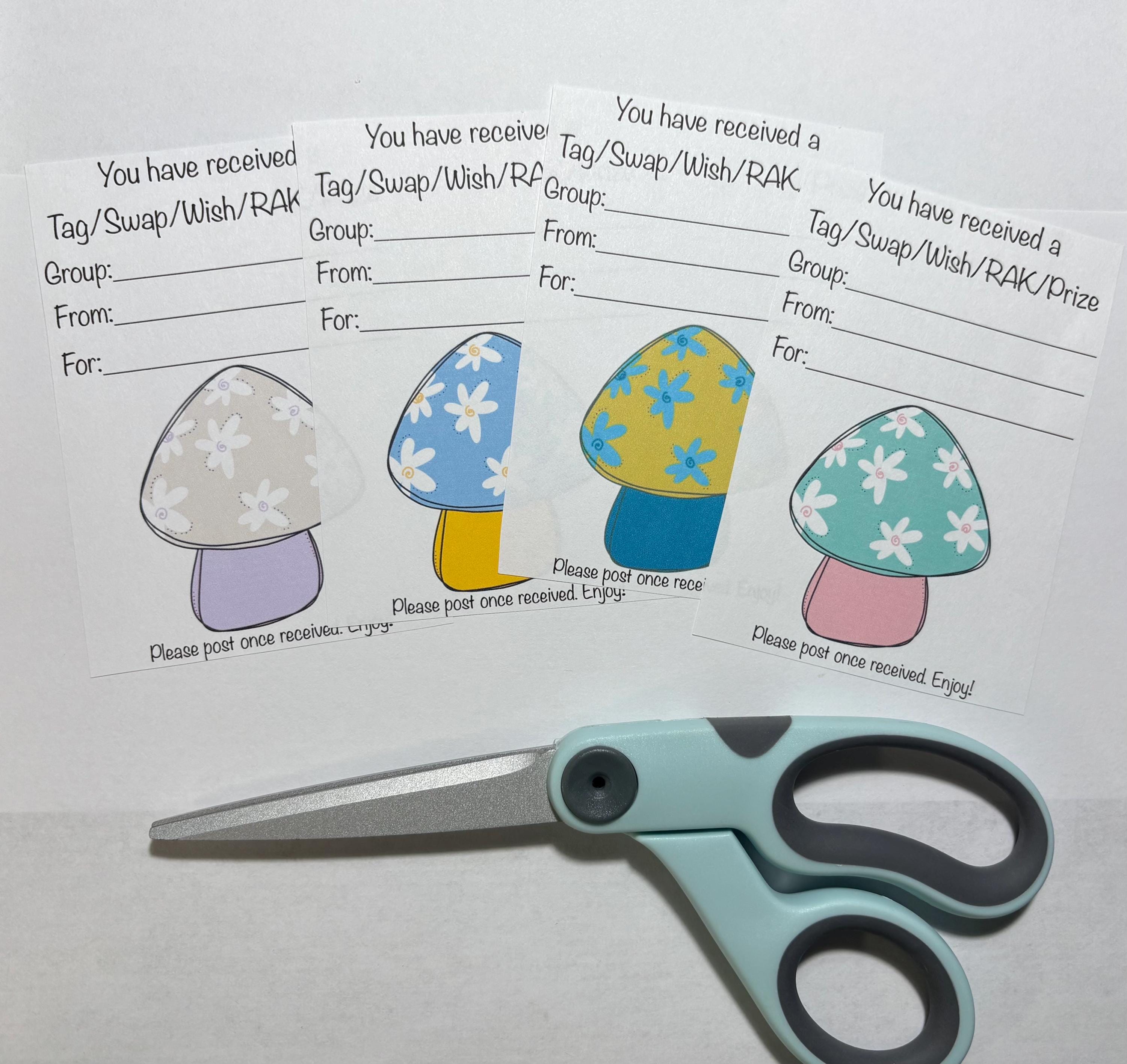 Happy Mail Swap Insert Tag/swap/wish/rak/prize/bug Digital Download - Etsy