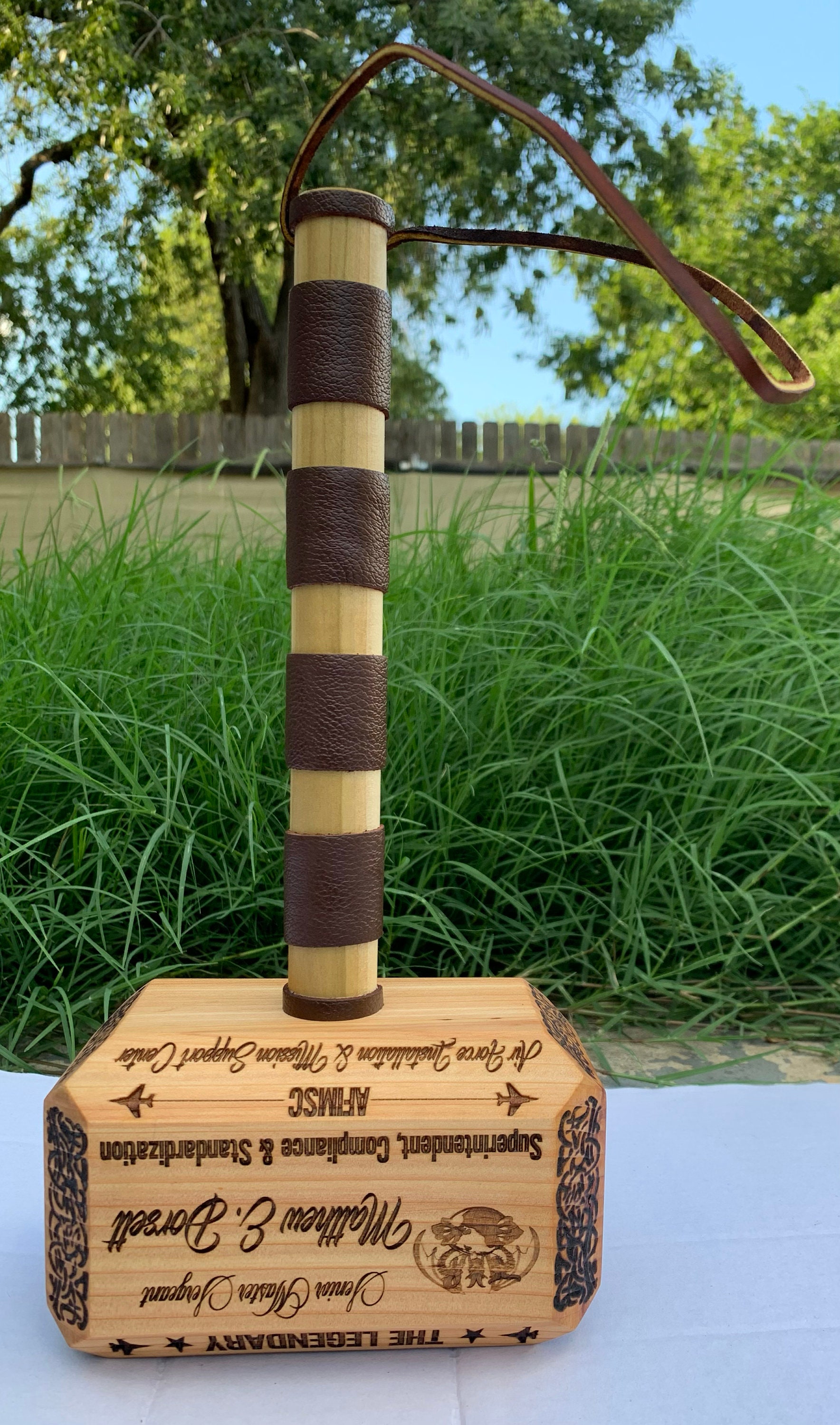 Custom Large Thor Hammer mjölnir Customizable Gift for Military ...
