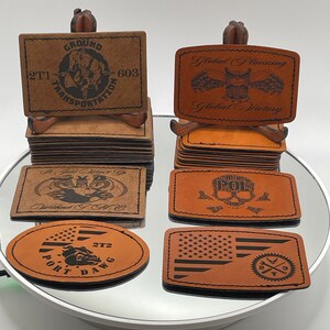 Leather Patches Fishing, Military USAF, Army, Navy, Marines, Coast ...