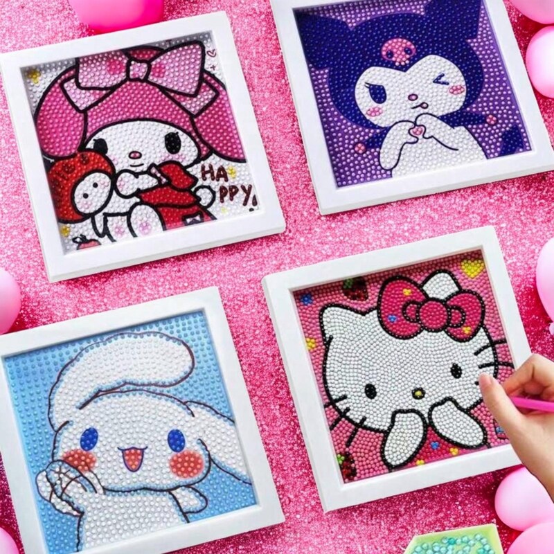 Hello Kittys Diamond Painting - Etsy