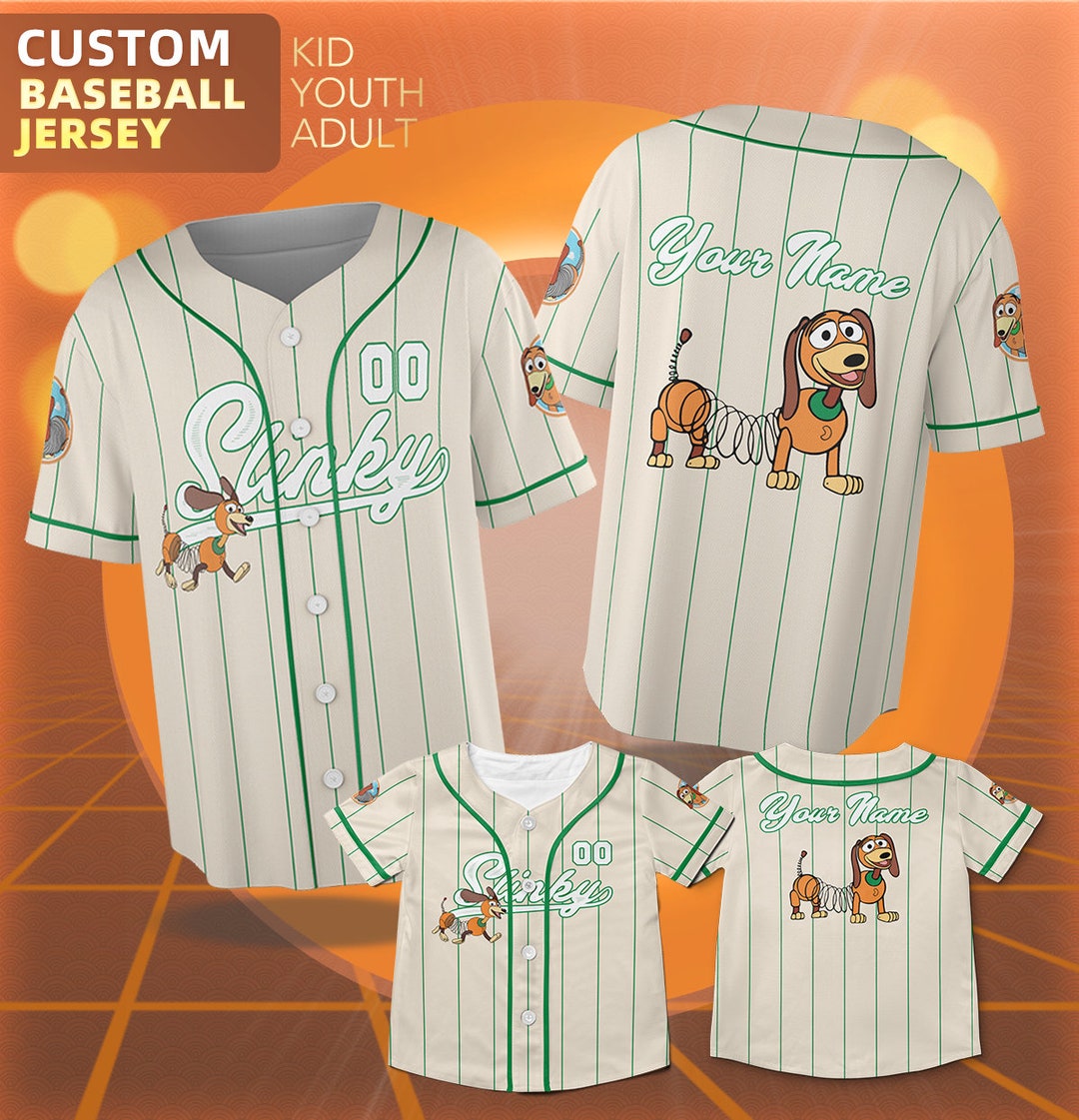 Custom Slinky Jersey Team, Slinky the Dog Shirt, Custom Toy Story ...