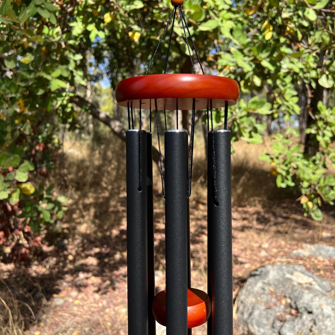 Handmade Elegant Metal Windchime | 6 Tube Aluminum Wind Chimes for ...