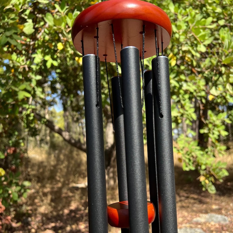 Handmade Elegant Metal Windchime | 6 Tube Aluminum Wind Chimes for ...