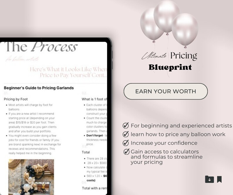 Ultimate Balloon Pricing Guide - Etsy
