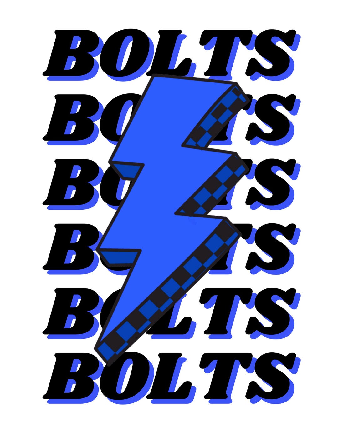 Thunder Basin High School Bolts Lightning Graphic Design | Custom T ...