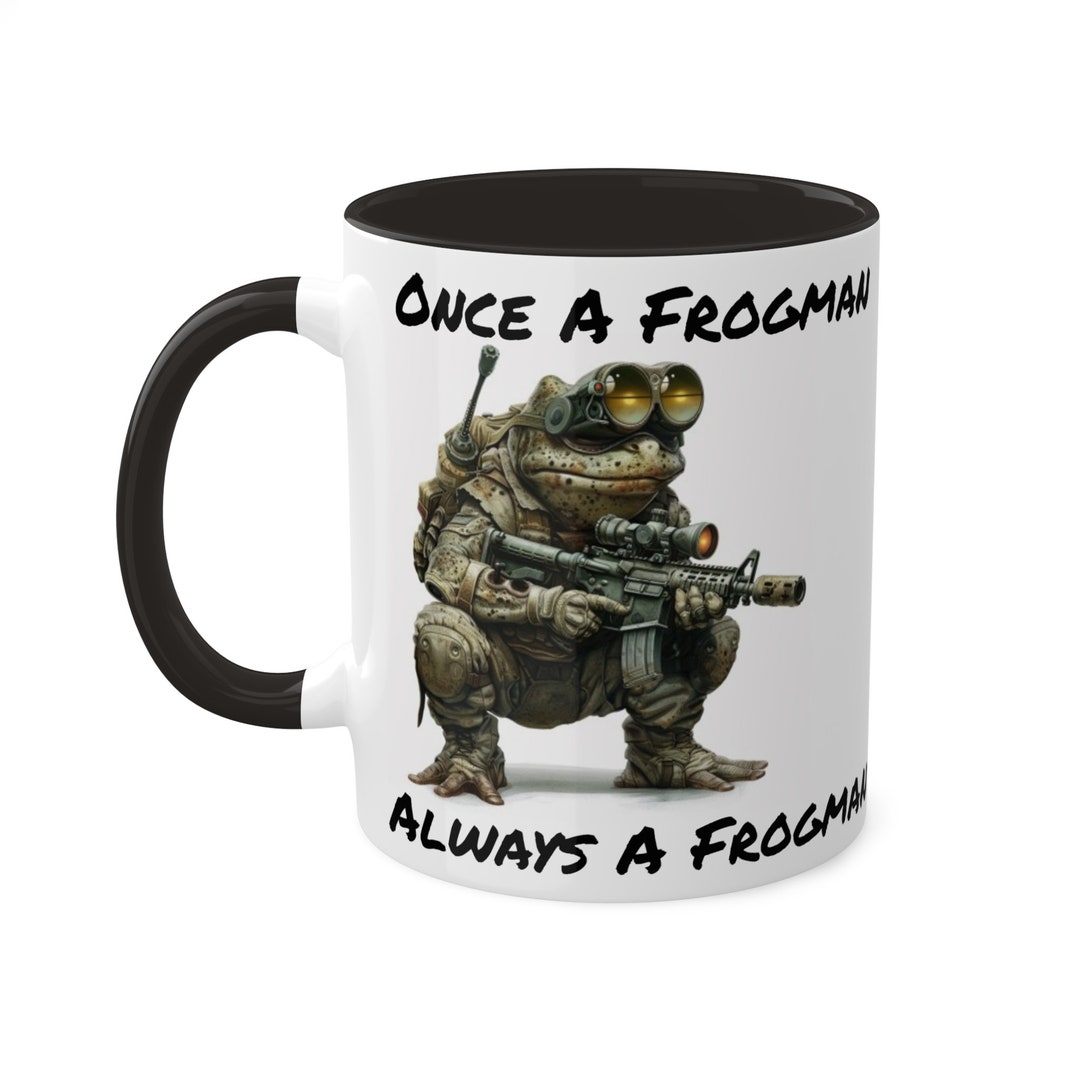 Navy Mug Patriotic Mug Frogman Mug Seal Honor American Soldier Strong ...