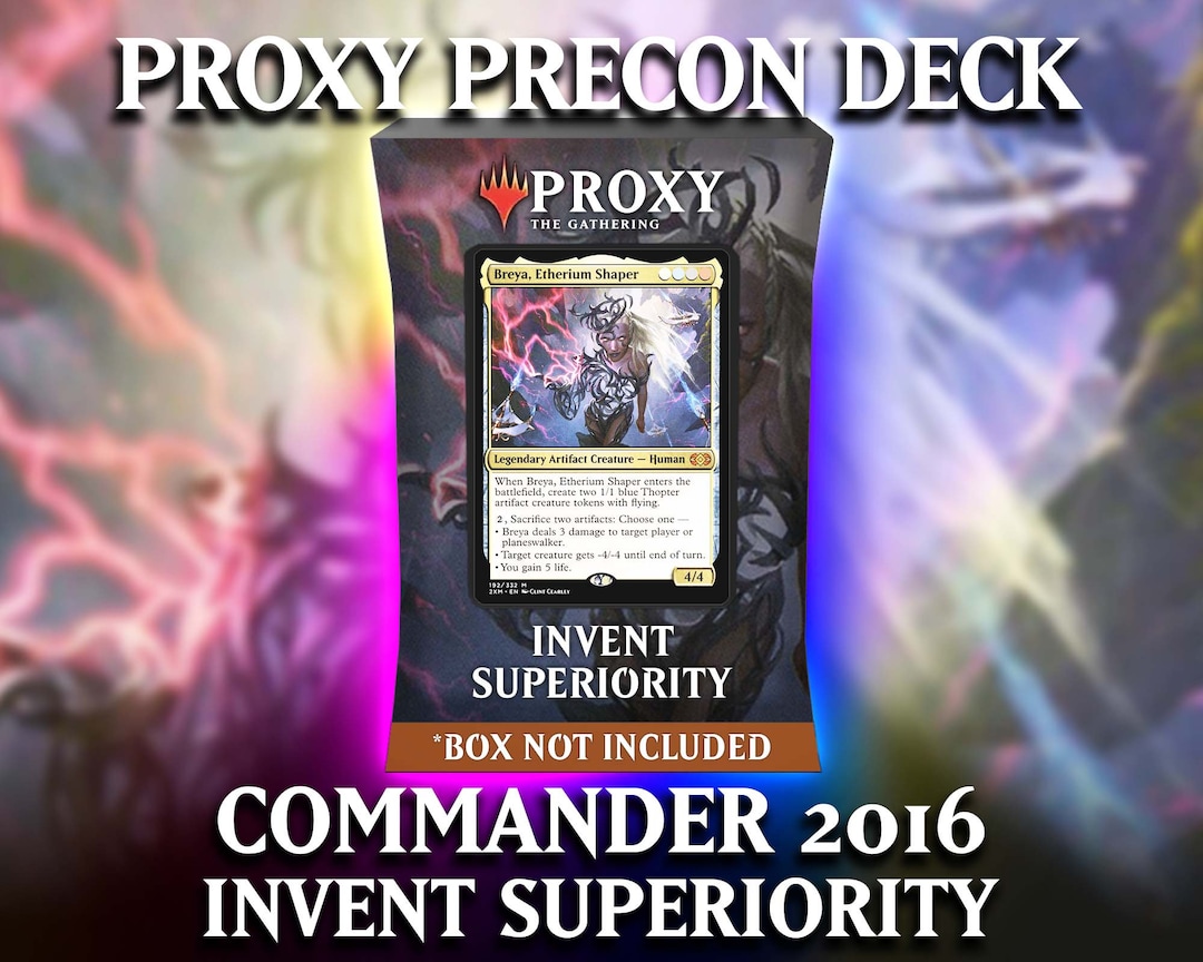 Invent Superiority Precon Proxy MTG Deck High Quality Proxies Premium ...