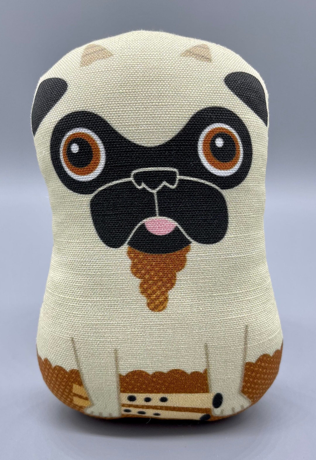Pan – Small Pug Plush “ - Etsy