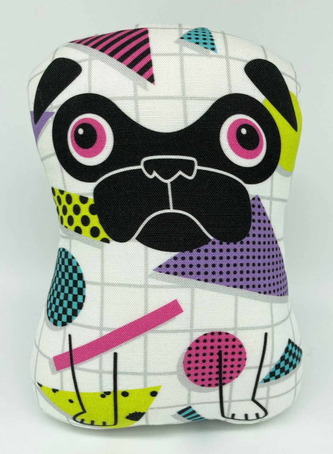 Totally 80s Large Pug Plush - Etsy