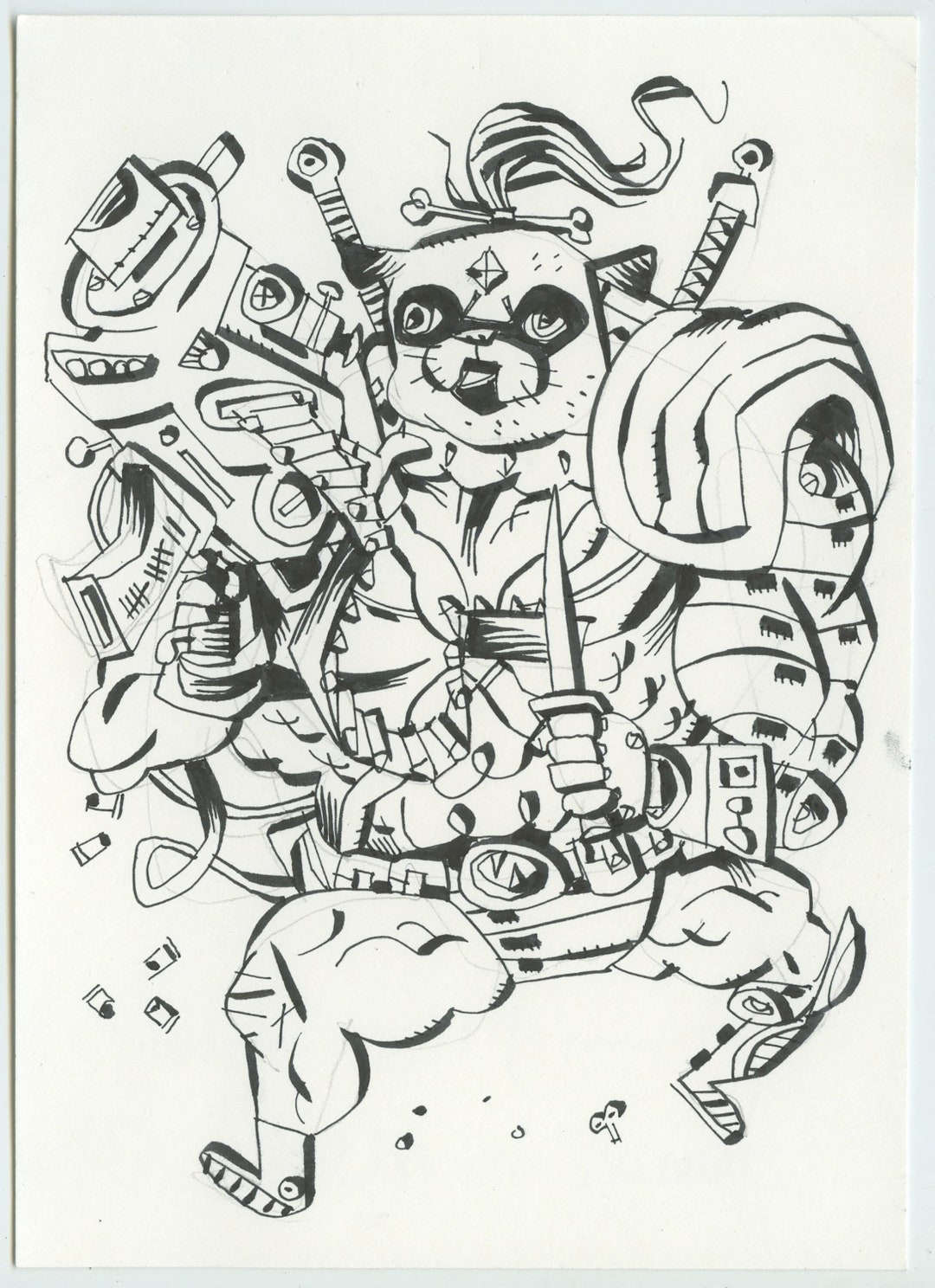 Tuff Kerfuffle Original Drawing - Etsy