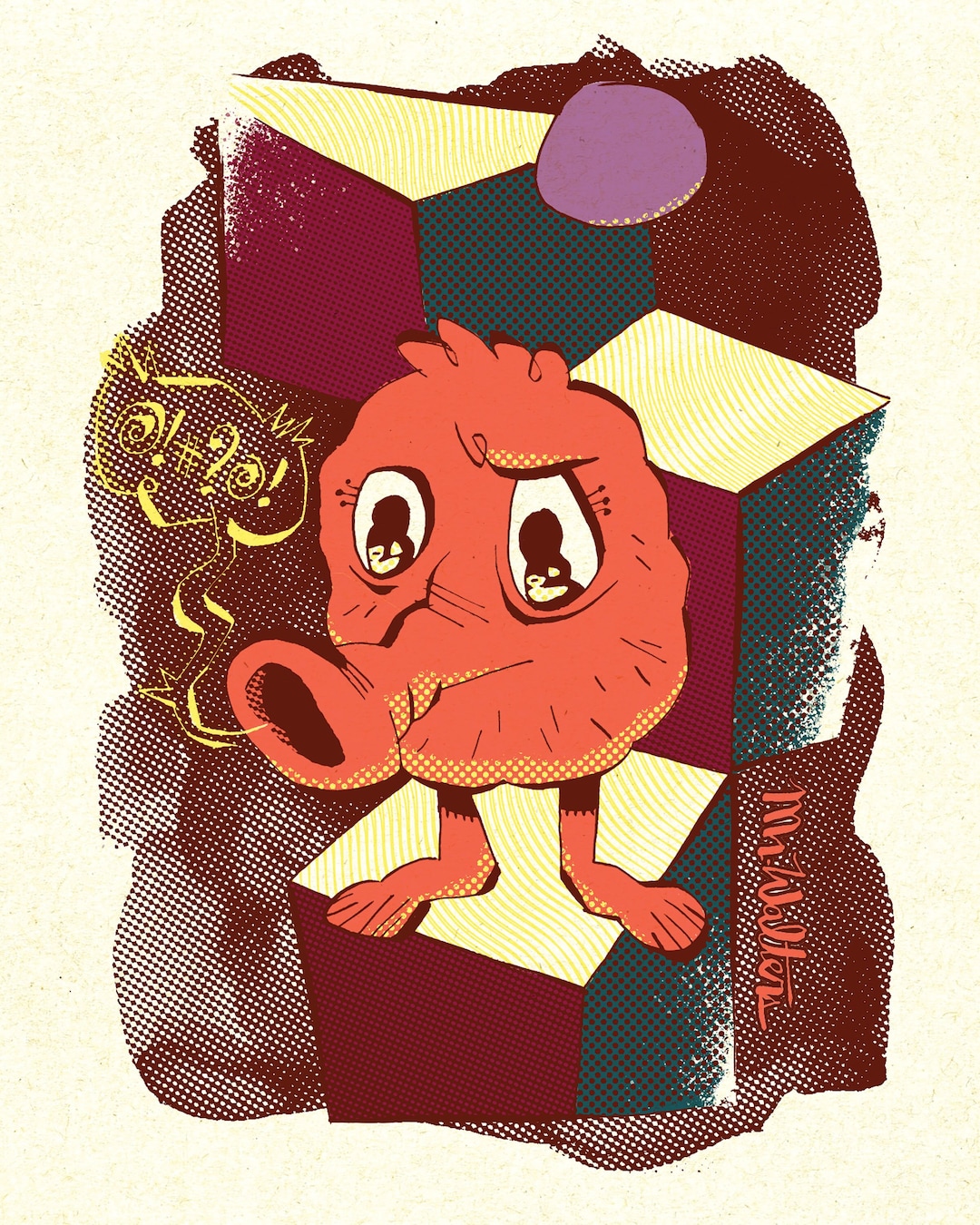 Q*bert – Art Print - Etsy