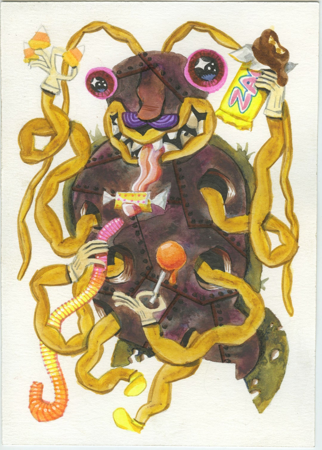 Candy Roach - Original Artwork - Etsy