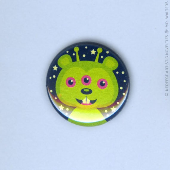 Moon Squirrel 1 Pin-back Button - Etsy